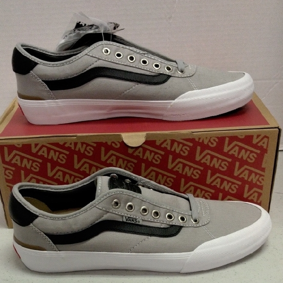 Vans | Shoes | Vans Mens Gray And Black Sneakers | Poshmark